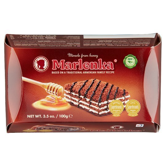 Marlenka - Honey Cake with Cocoa 100g - Hungarian Groceries - Hungarian ...