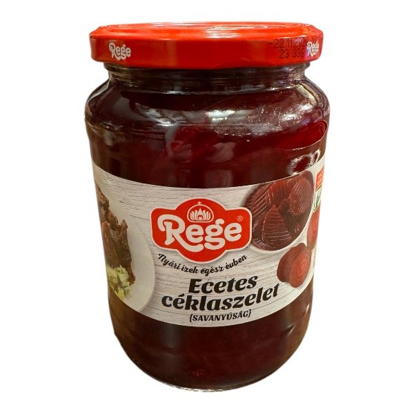 Rege Beetroot with vinegar 700g - Hungarian Groceries - Hungarian ...